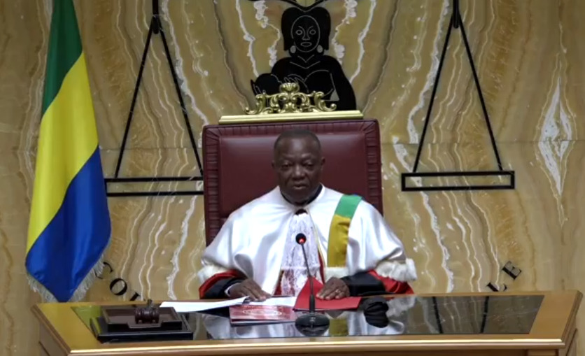 Référendum 2024 au Gabon : La cour constitutionnelle valide la victoire ...
