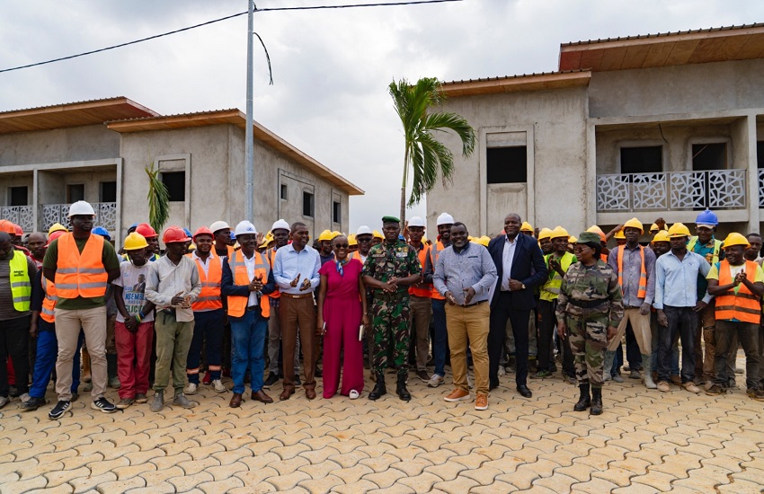 Gabon : 300 logements presque prêts à Bikelé pour les déguerpis de ...