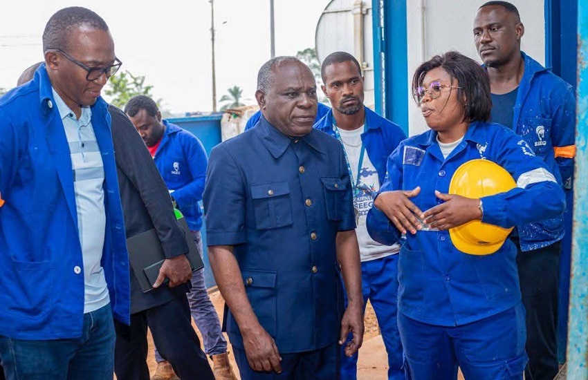 Gabon : Le ministre de l'énergie à la SEEG Makokou pour relancer l ...